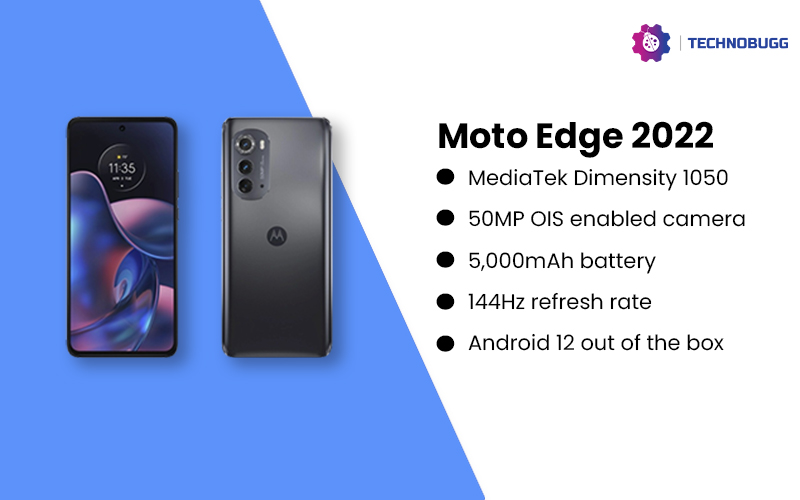 Moto Edge 2022 Unveiled With Dimensity 1050