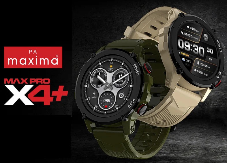 Maxima Max Pro X4+ Smartwatch Unveiled With Bluetooth Calling