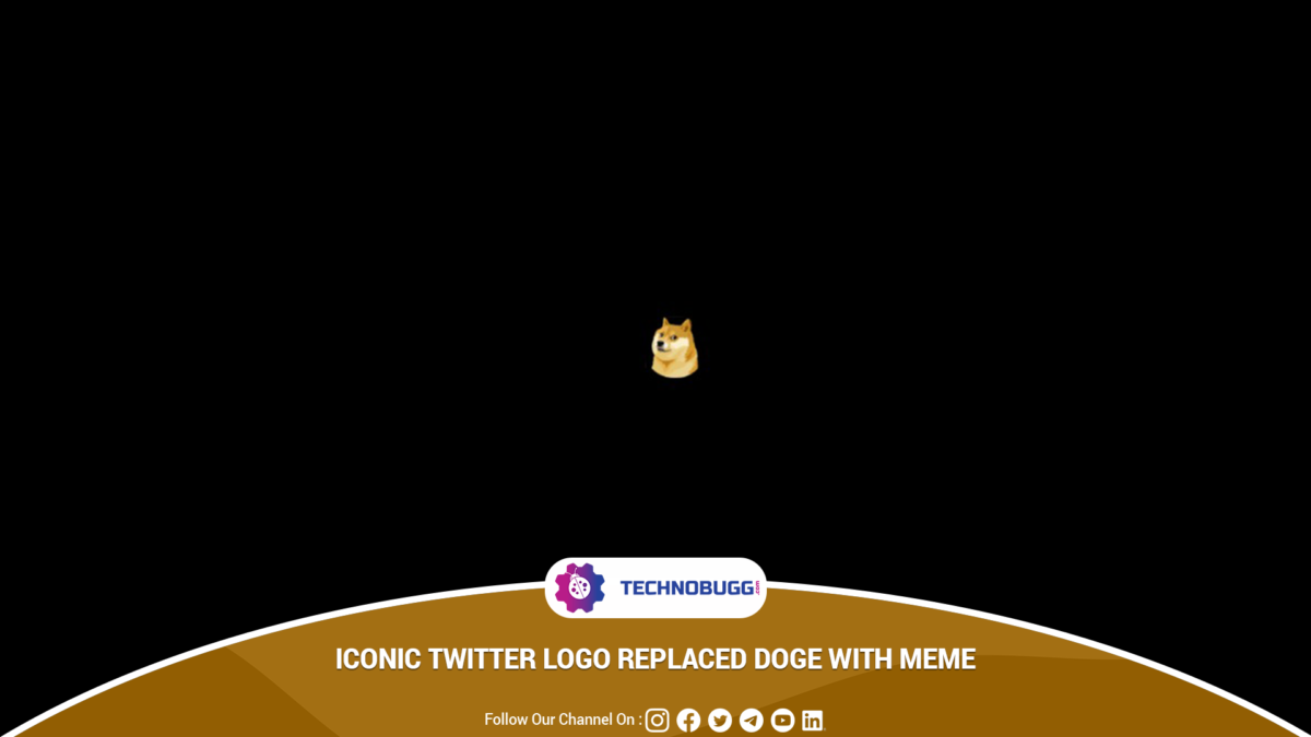Iconic Twitter Logo Replaced With Doge Meme