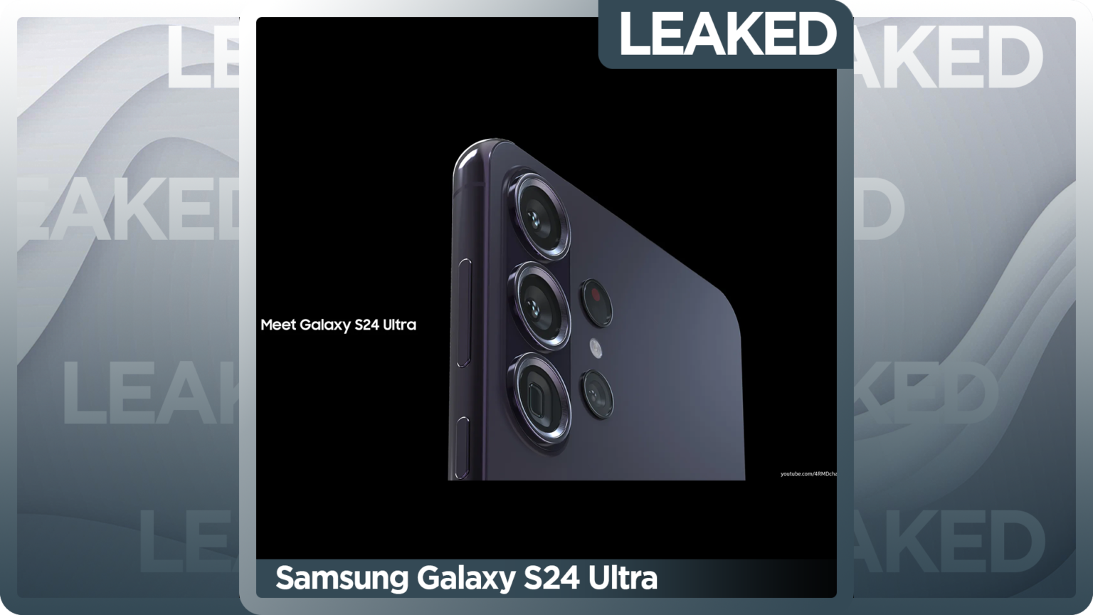 Samsung Galaxy S24 Ultra Render Leaked
