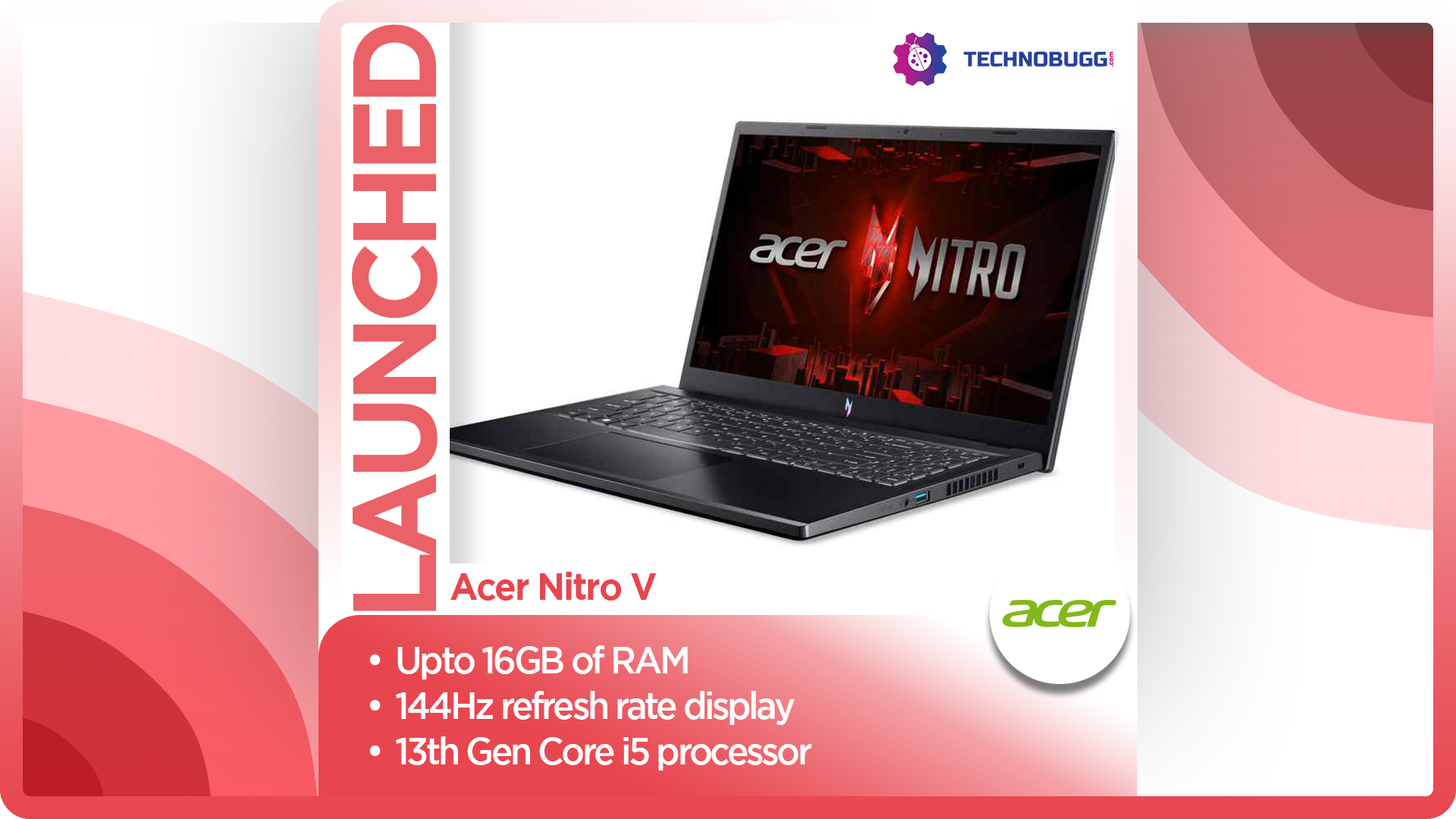 Acer Nitro V Archives | TechnoBugg