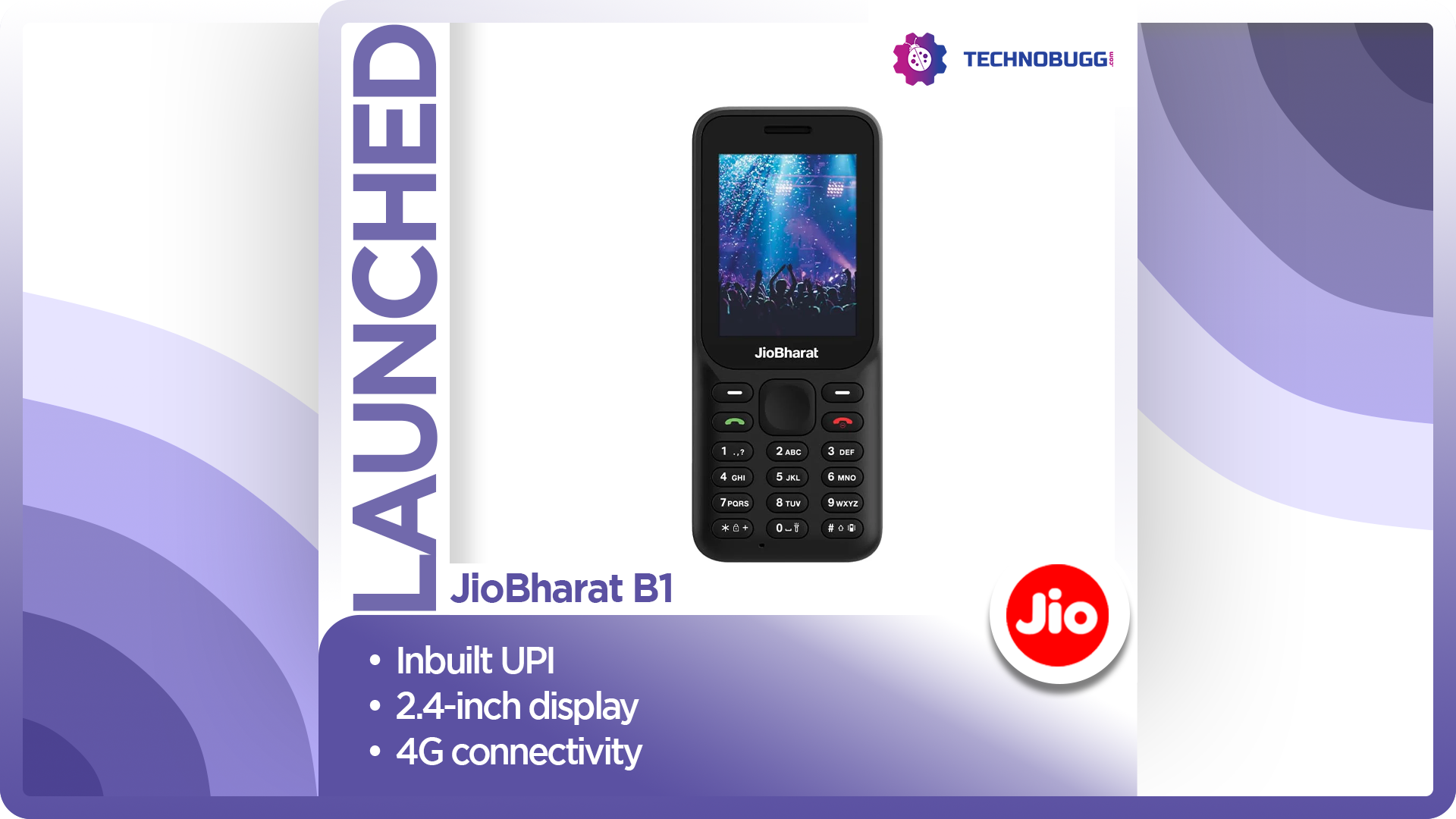 JioBharat B1 Unveiled In India