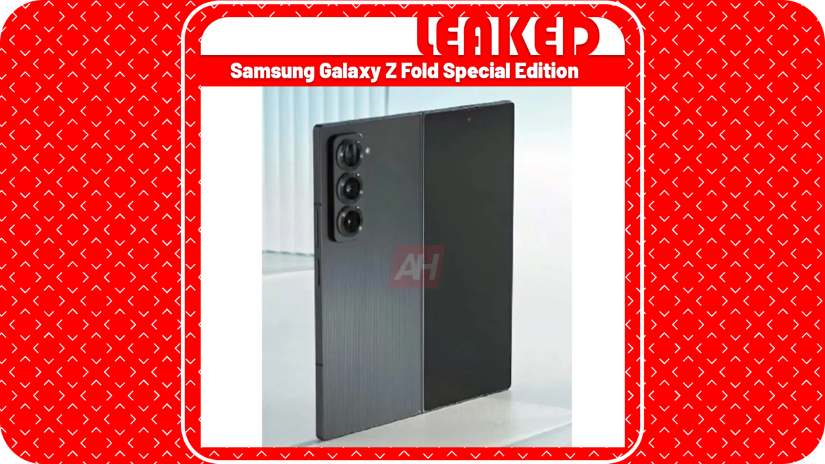 Samsung Galaxy Z Fold Special Edition Render Leaked