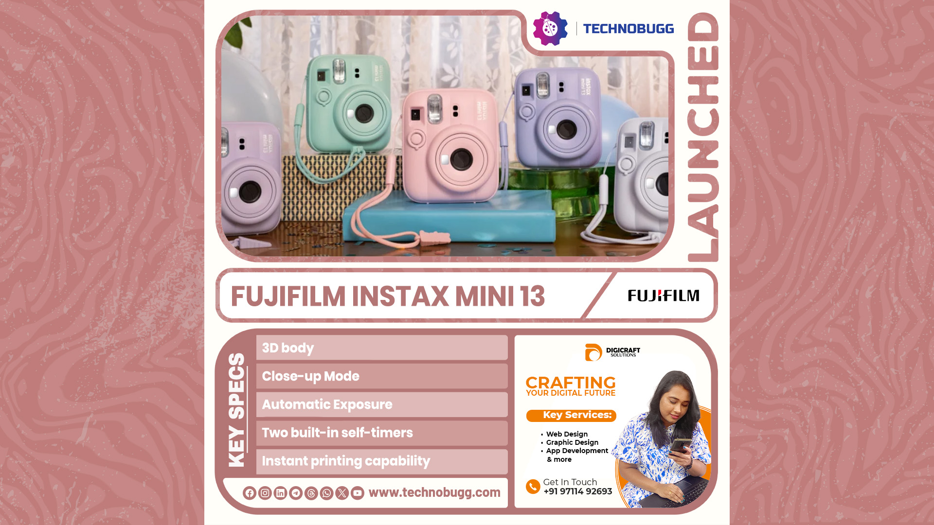 Fujifilm Instax Mini 13 Goes Official In India
