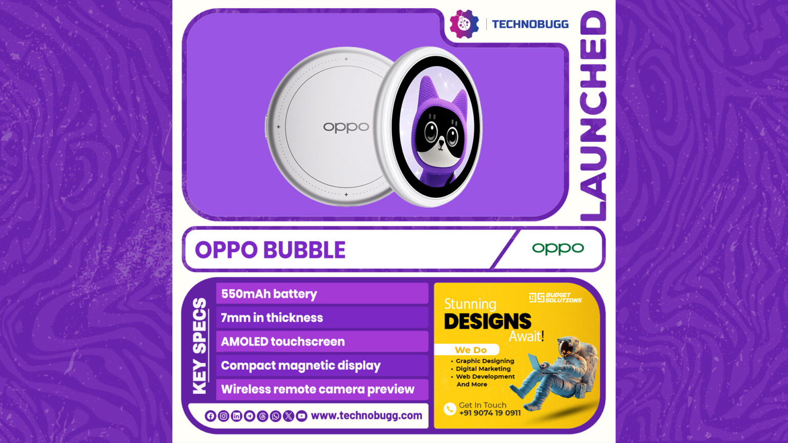 Oppo Bubble Announced